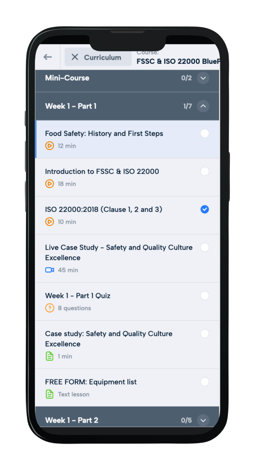 FSSC & ISO 22000 BluePrint – NUNO F SOARES Food Safety Specialist